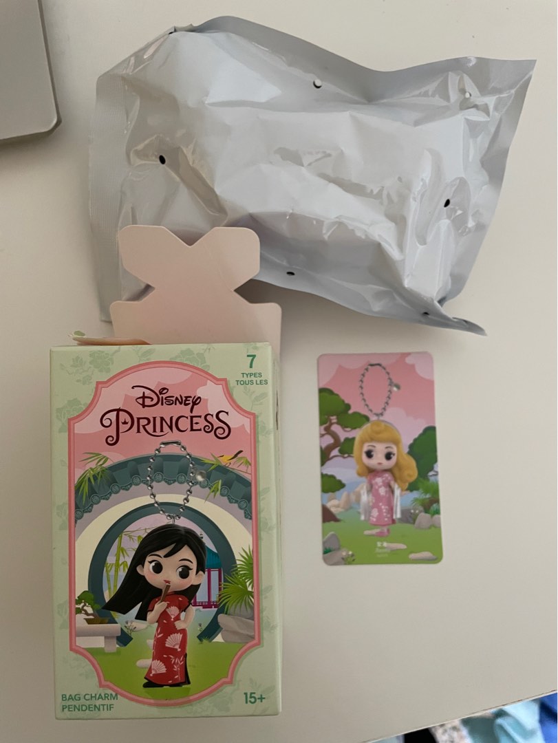 Miniso Disney Princess keychain, Hobbies & Toys, Toys & Games on Carousell