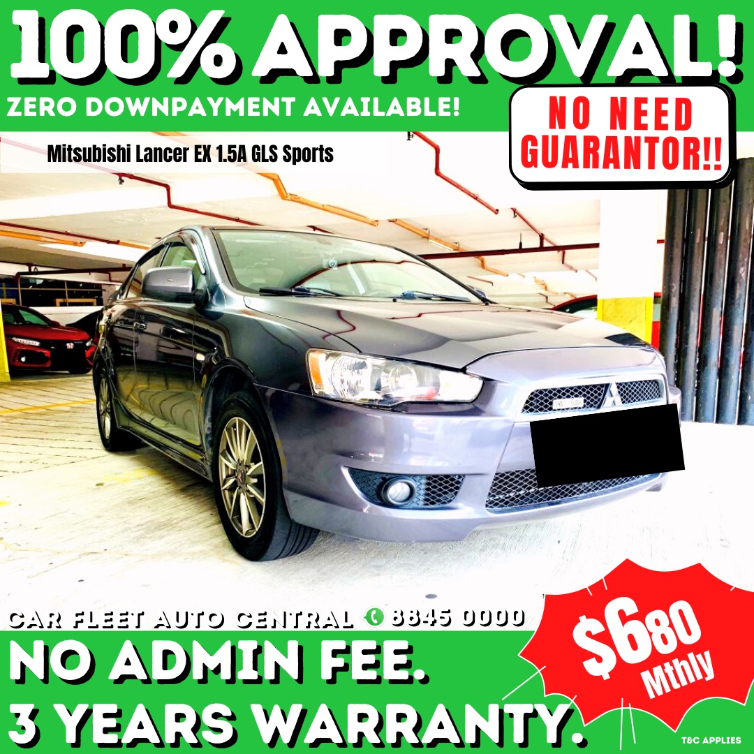 Mitsubishi Lancer EX 1.5 GLS Sports Auto, Cars, Used Cars on Carousell