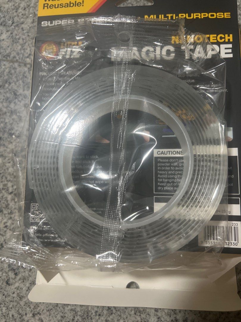 Nano tech magic tape, Furniture & Home Living, Home Improvement ...