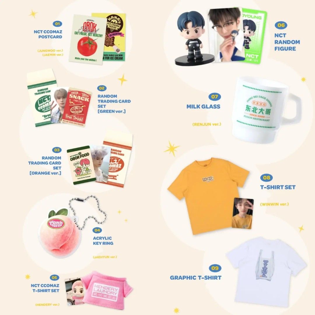 NCT CCOMAZ GROCERY STORE OFFICIAL MD (2ND LINEUP), Hobbies & Toys ...