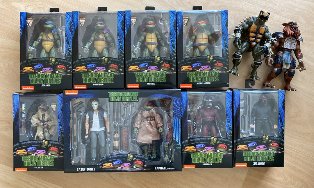 NECA TMNT OG Movie Set, Hobbies & Toys, Toys & Games on Carousell