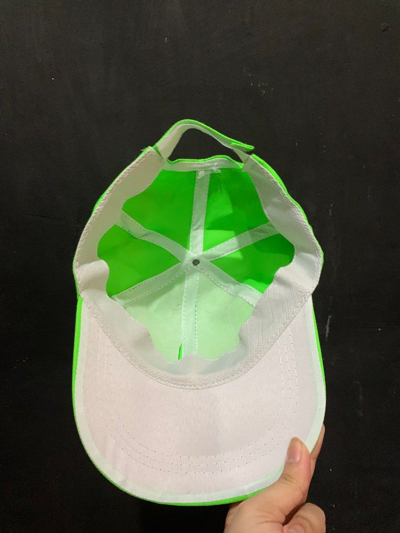 Neon Green Cap, Men's Fashion, Watches & Accessories, Caps & Hats on ...