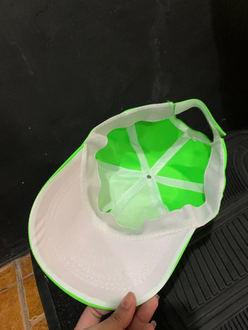 Neon Green Cap, Men's Fashion, Watches & Accessories, Caps & Hats on ...