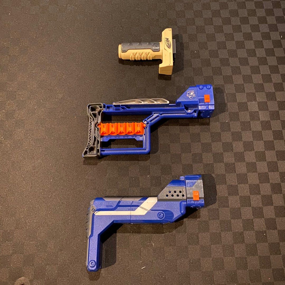 Nerf attachments on Carousell