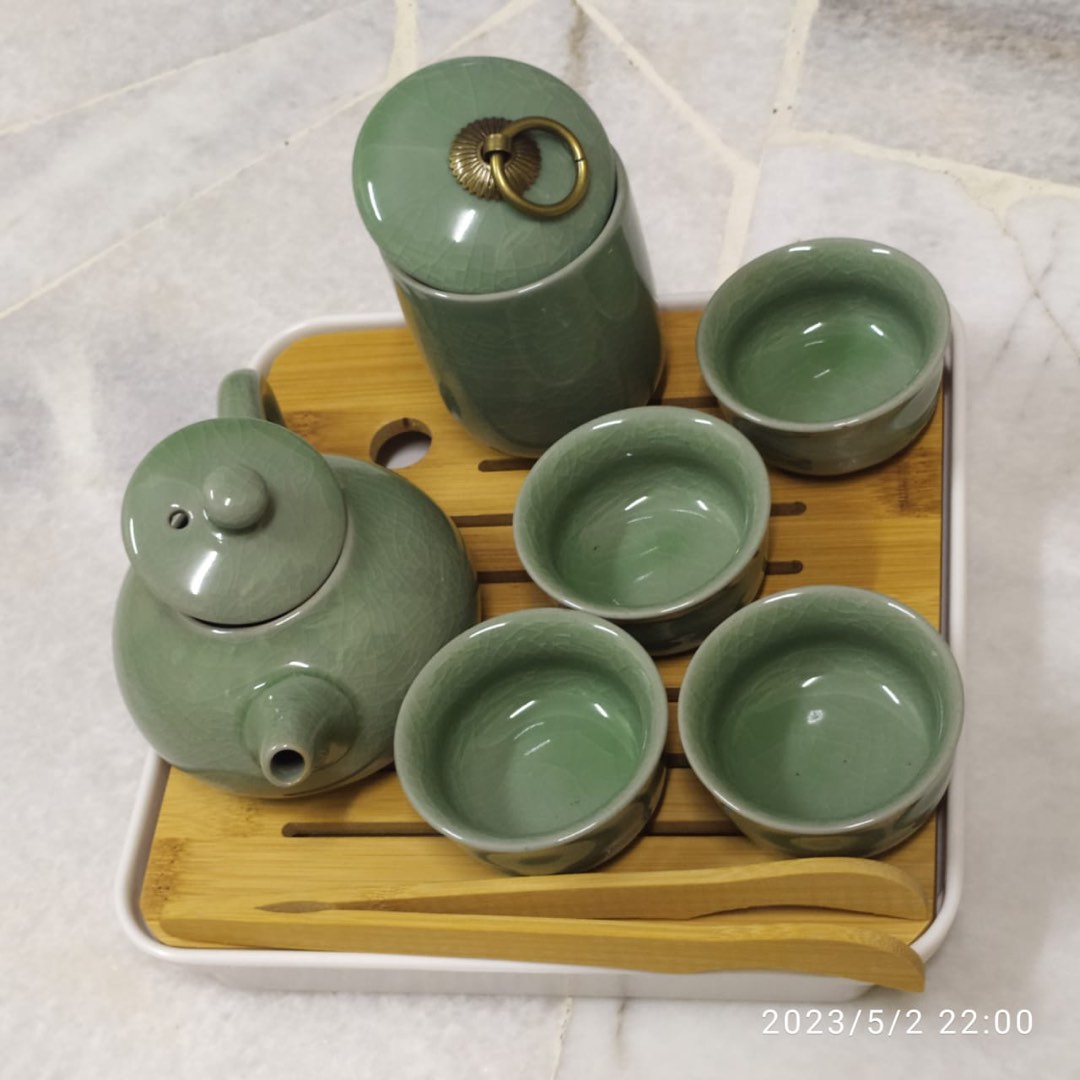New Tea Set, Furniture & Home Living, Kitchenware & Tableware, Coffee ...