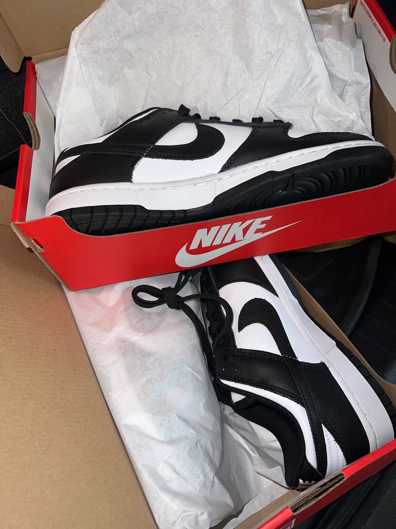 Nike dunk low “Panda”, Men's Fashion, Footwear, Sneakers on Carousell