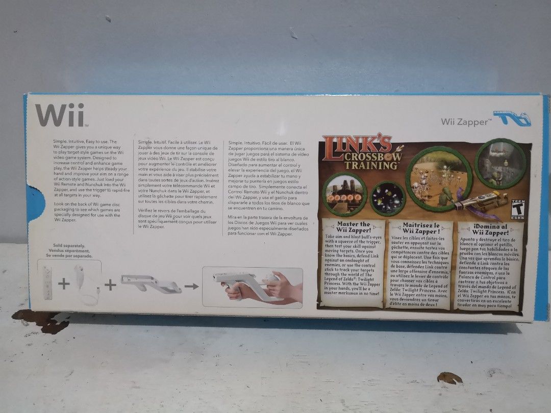 Nintendo Wii Zapper _original, Hobbies & Toys, Toys & Games on Carousell