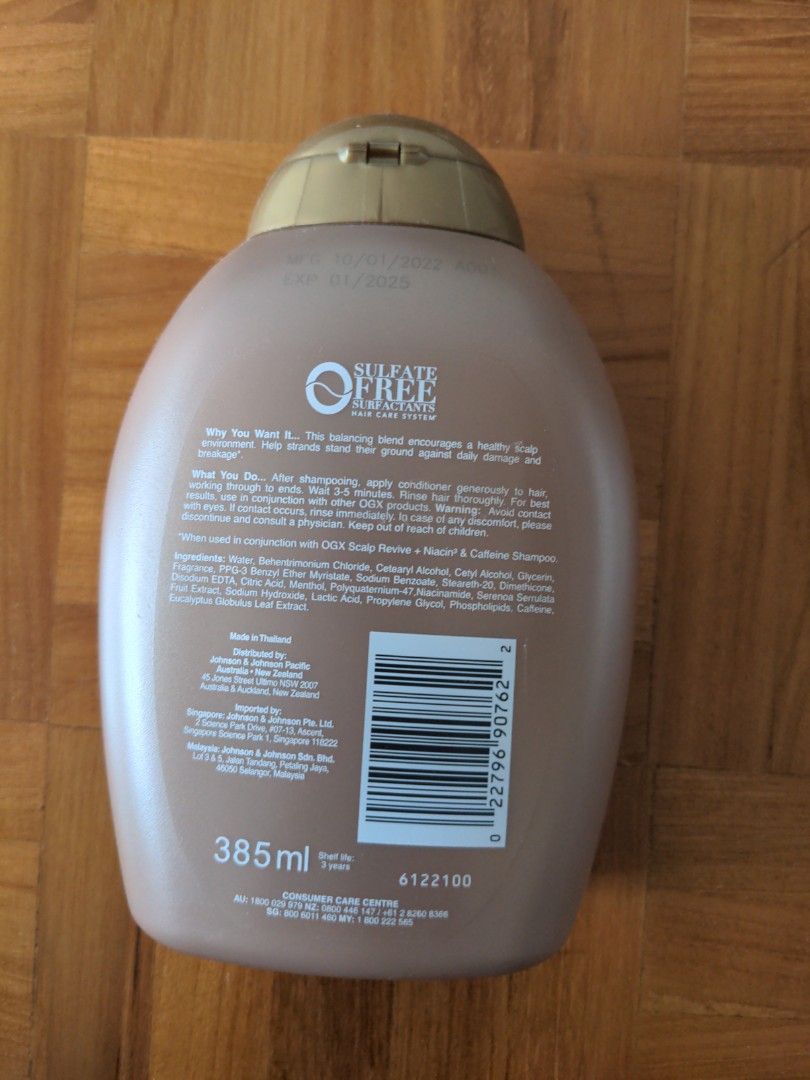 Ogx Conditioner niacin & caffeine, Beauty & Personal Care, Hair on ...