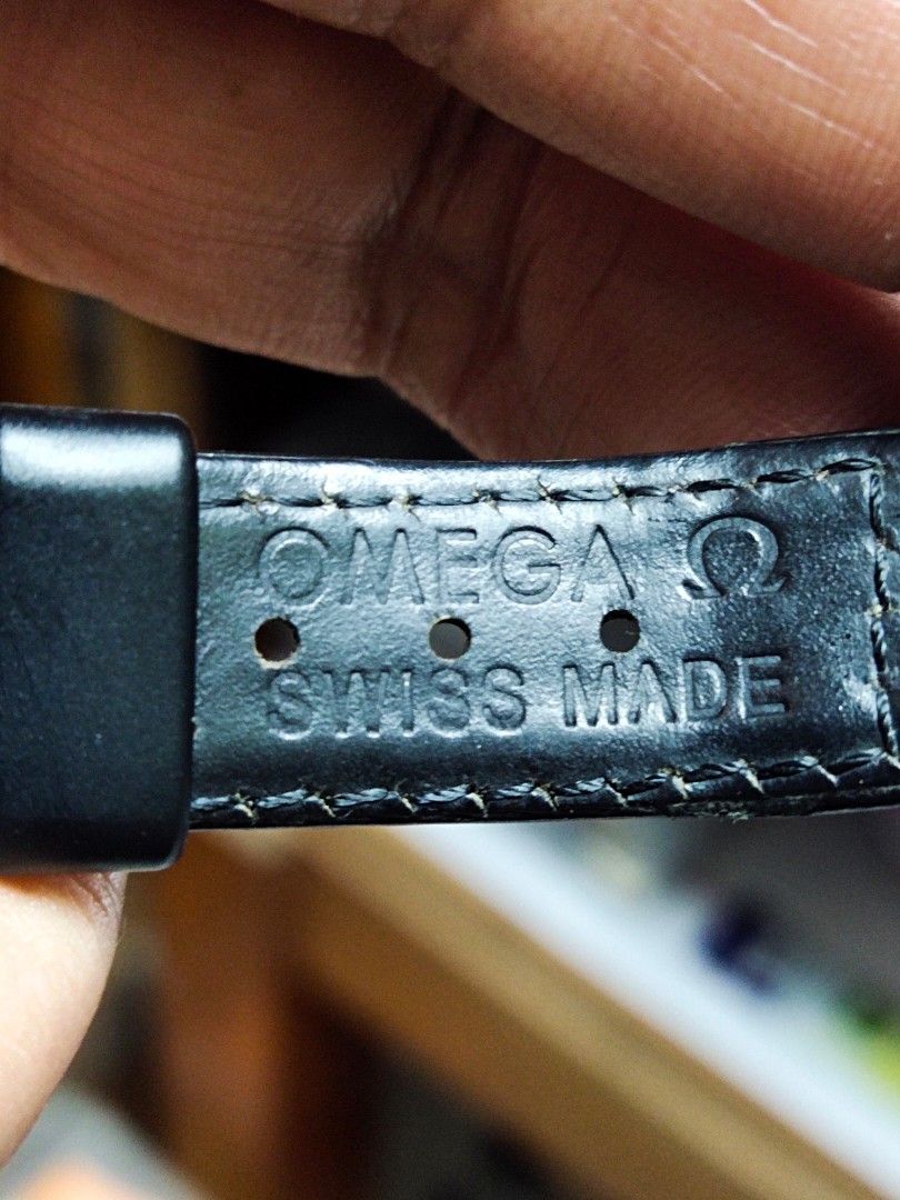 Omega Dynamic Leather Strap Original, Men's Fashion, Watches ...