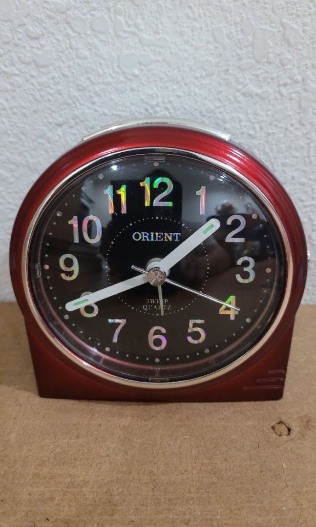 ORIENT TABLE CLOCK., Furniture & Home Living, Home Decor, Clocks on ...