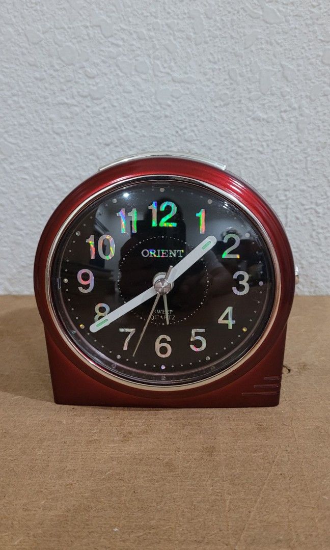 ORIENT TABLE CLOCK., Furniture & Home Living, Home Decor, Clocks on ...