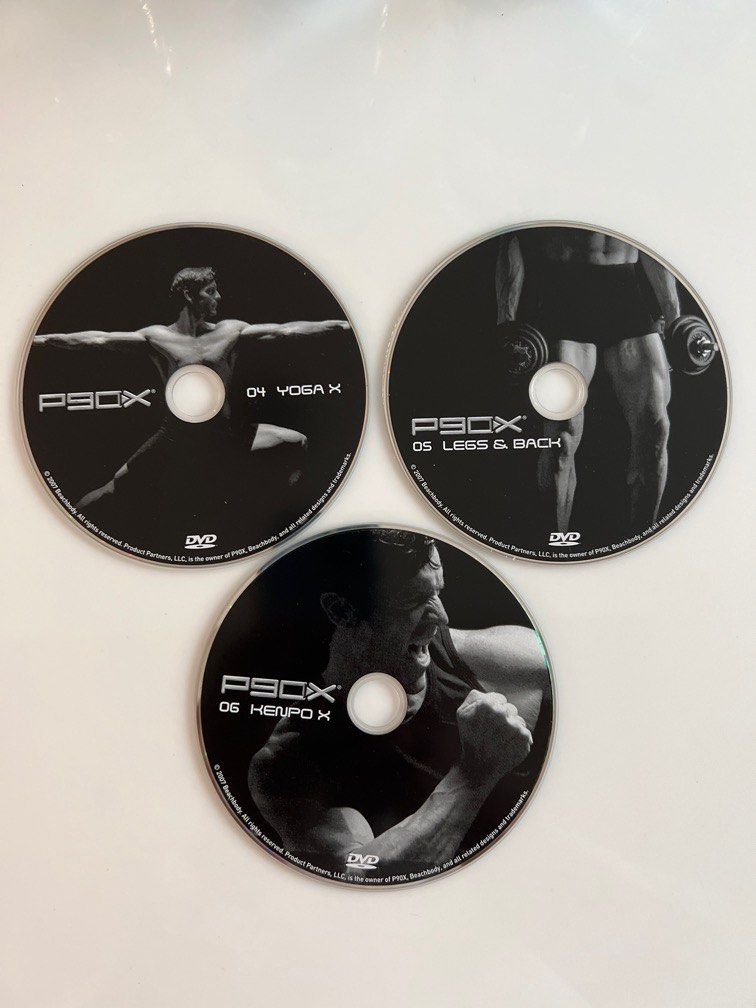 Exercise P90X DVD Set with Tony Horton, Sports Equipment, Exercise ...