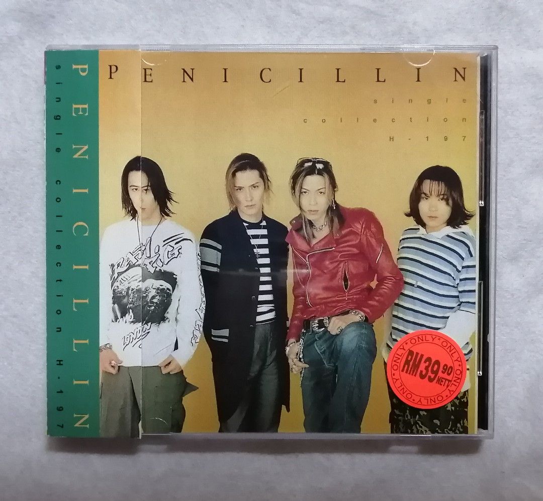 PENICILLIN Single Collection 单曲精选辑 Taiwan CD with OBI 台湾版带则标 全新开封 (J37), Hobbies & Toys, Music ...