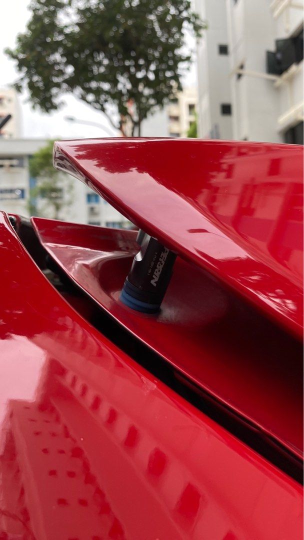 Perrin wing riser kit for subaru v10 hatchback, Car Accessories ...