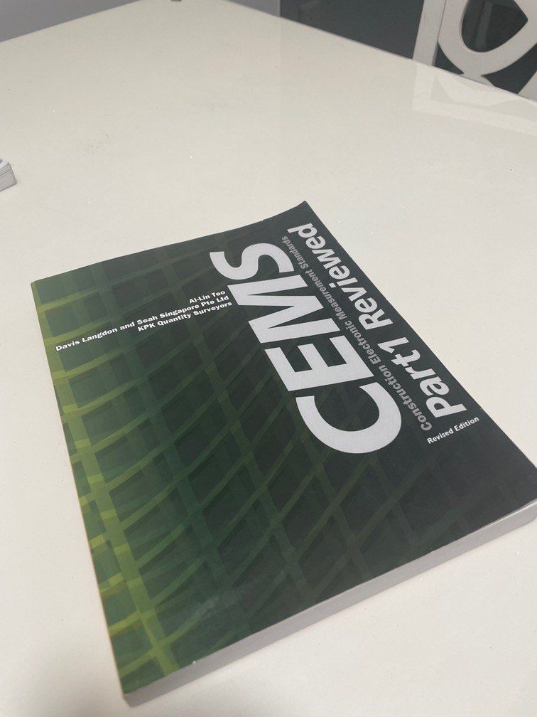 PF1106/PF2103 CEMS Textbook, Hobbies & Toys, Books & Magazines, Textbooks on Carousell