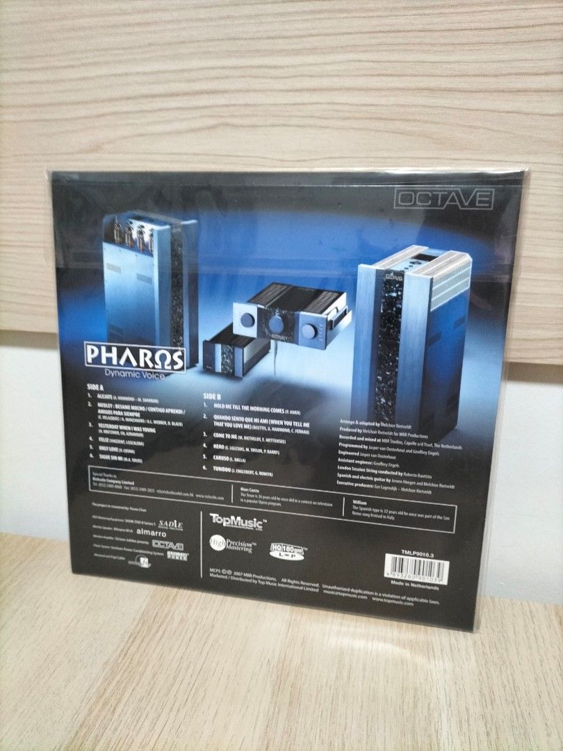 PHAROS Dynamic Voice Audiophile Vinyl Lp Record, Hobbies & Toys, Music ...