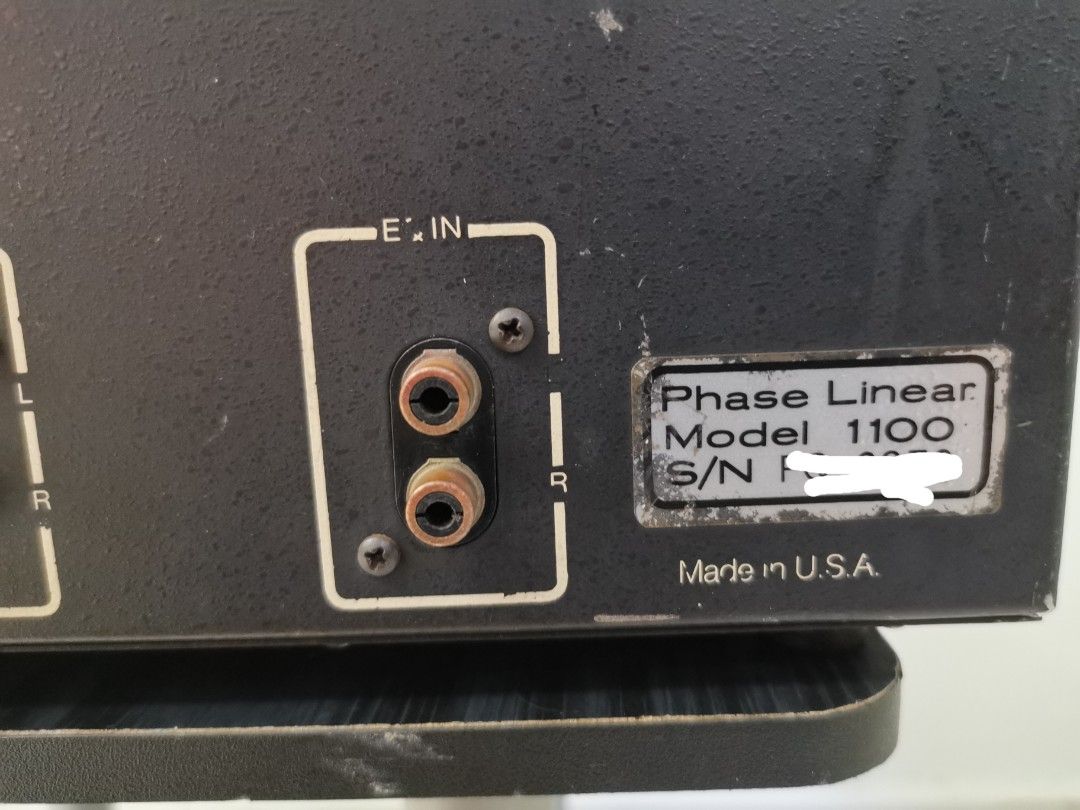 Phase Linear Model 1100 Series Two Made In Usa Parametric Stereo