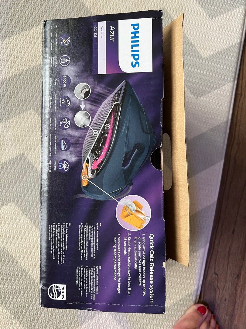 Philips Azur iron., TV & Home Appliances, Irons & Steamers on Carousell