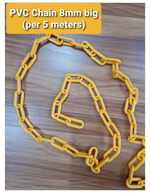 Plastic Chain / Plastic Rope Barrier / Kadena 8mm (per 5 meters ...