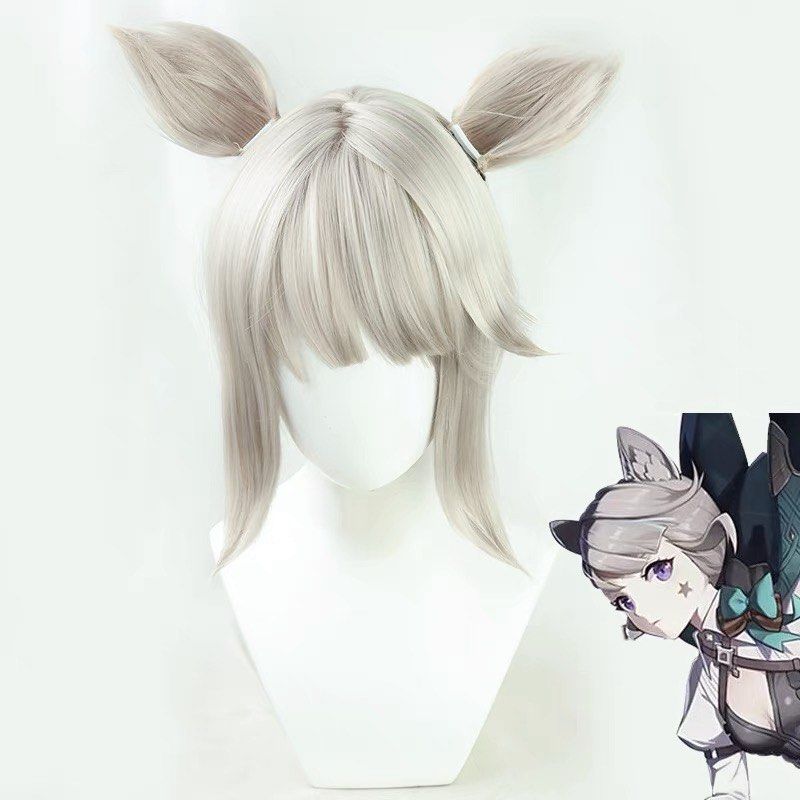 [PO] Genshin Impact Lynette Cosplay Costume Wig, Hobbies & Toys ...