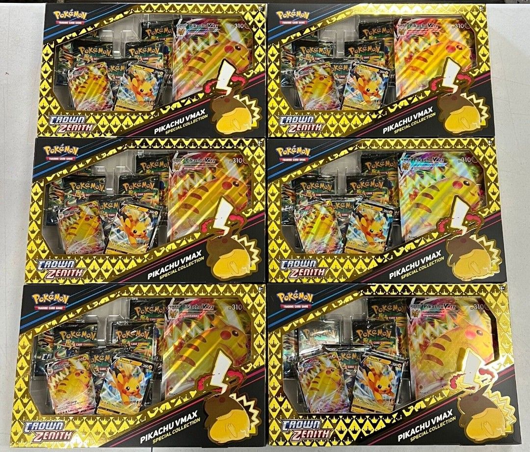 Lowest Pokemon Crown Zenith Pikachu Vmax Collection Box Hobbies And Toys Toys And Games On