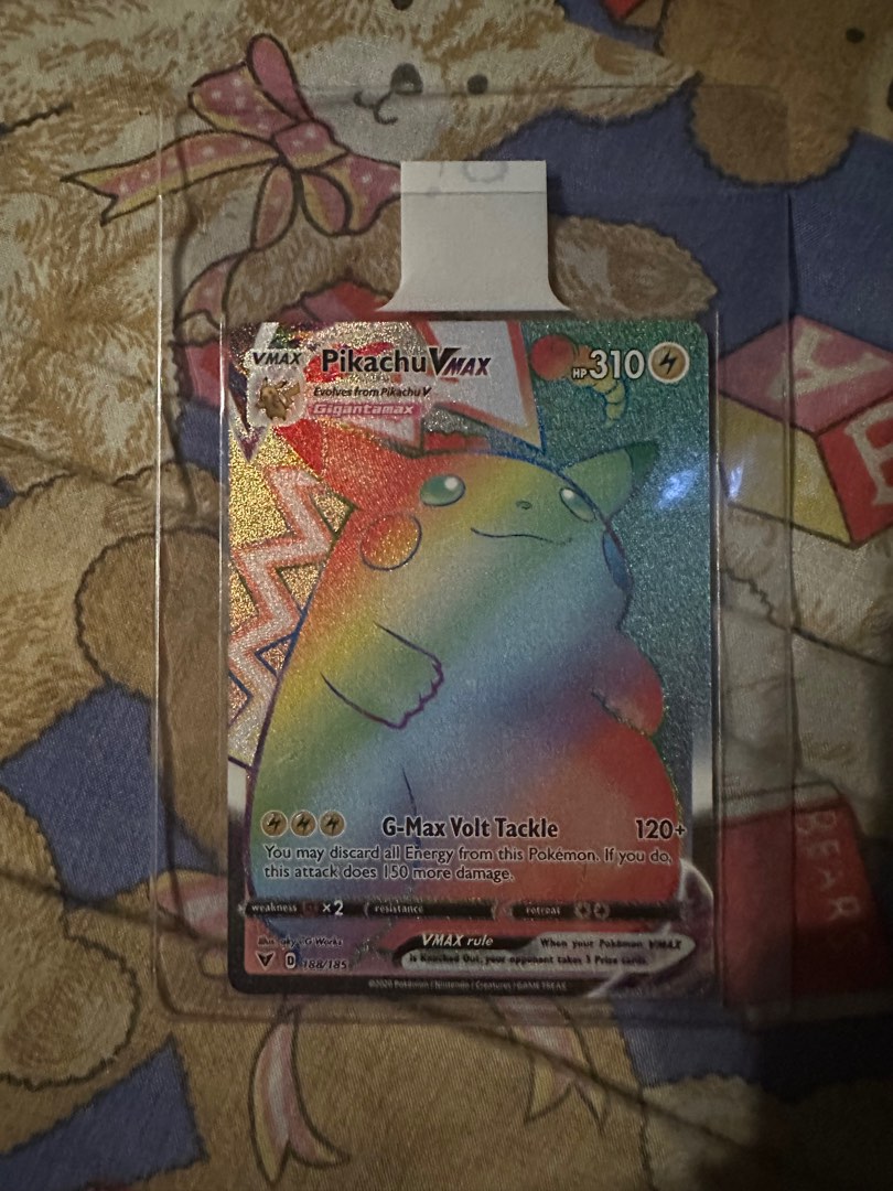 Pokemon TCG SWSH Vivid Voltage Pikachu Vmax Hyper Rare, Hobbies & Toys ...