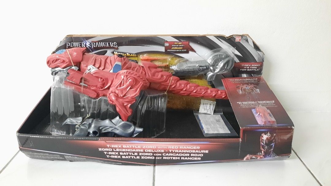 Power Rangers T-Rex Battle Zord, Hobbies & Toys, Toys & Games on Carousell