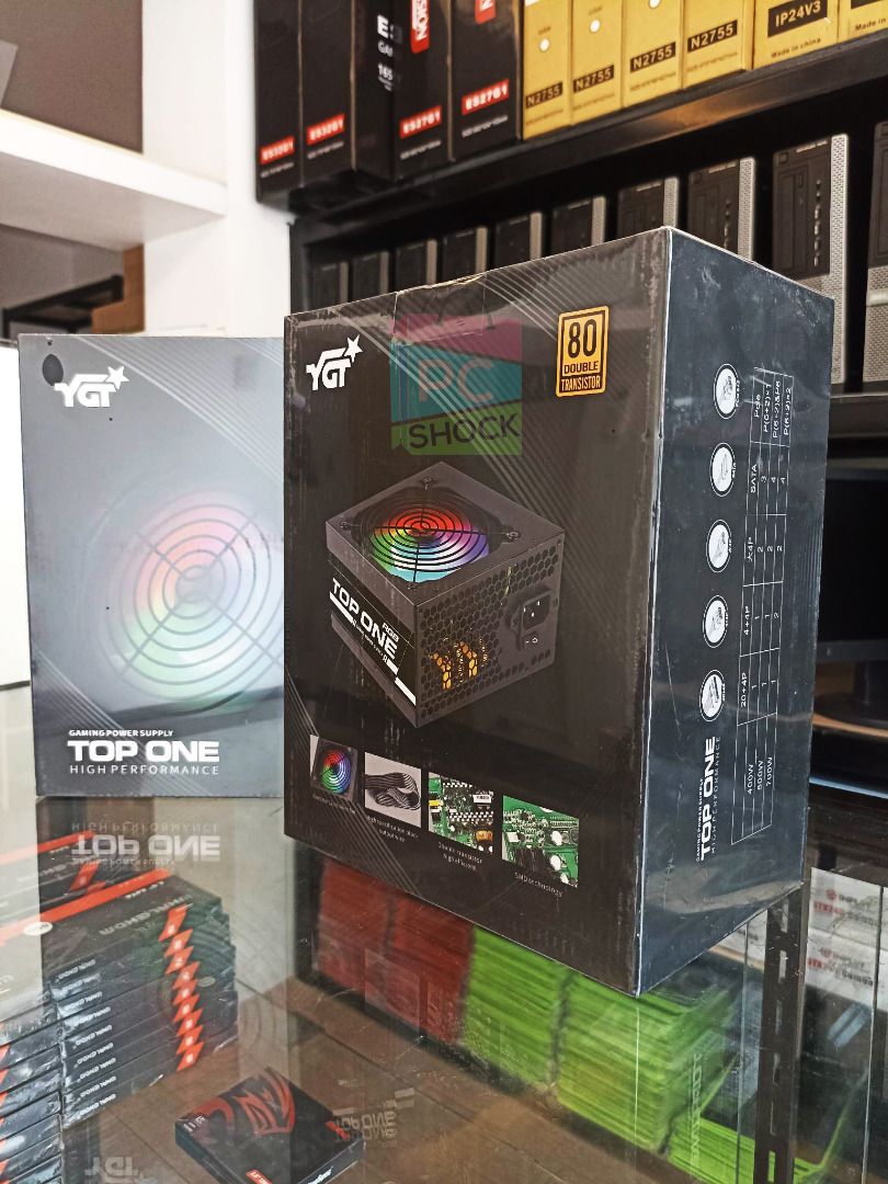 POWER SUPPLY YGT TRUE RATED 80 DOUBLE TRANSISTOR 500WATTS, Computers ...