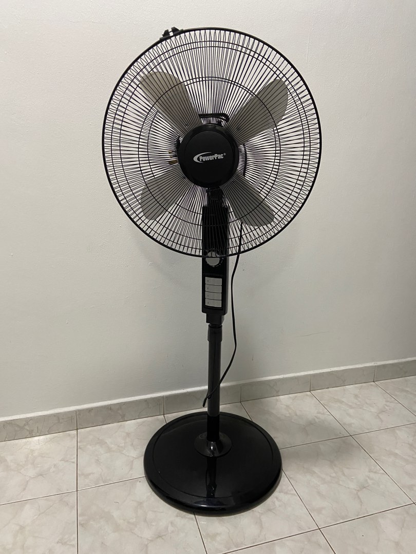 PowerPac Stand Fan Electric 18 Inch with metal blade, TV & Home ...
