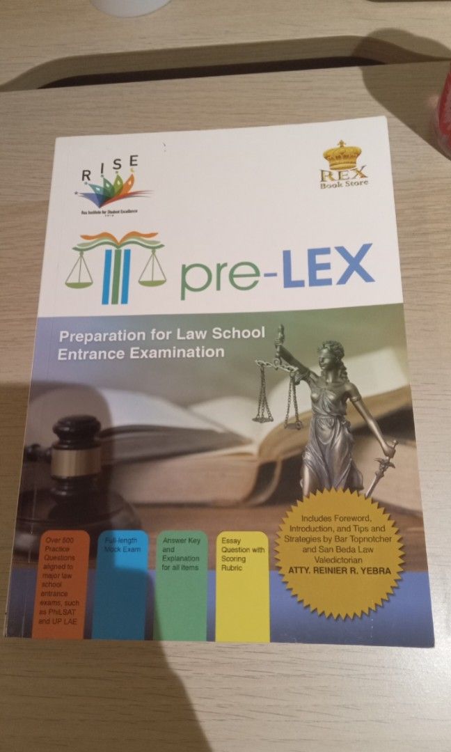 Pre-LEX: Law School Entrance Exam Reviewer, Hobbies & Toys, Books ...