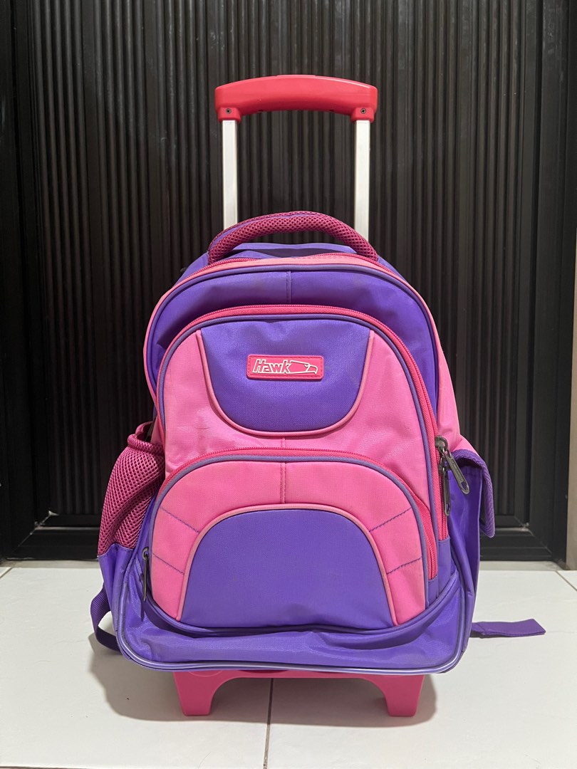 Preloved Hawk Trolley Bag, Babies & Kids, Babies & Kids Fashion on ...