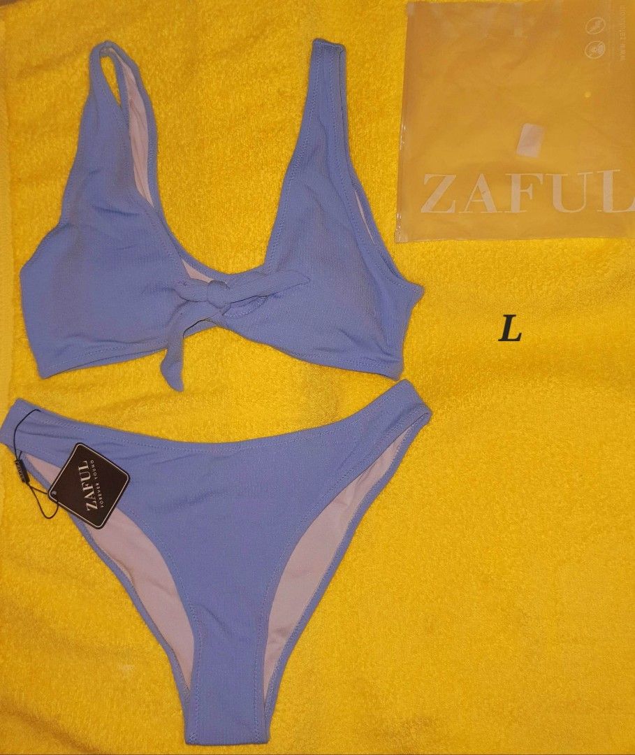 Pretty Powder Blue Swimsuit [L] on Carousell