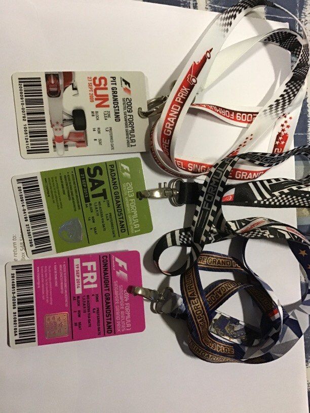 Previous F1 Passes, Hobbies & Toys, Memorabilia & Collectibles, Fan ...
