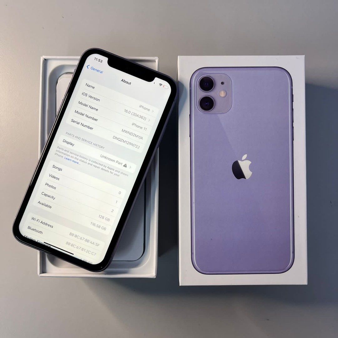 IPHONE 11 Purple 128 GB, Mobile Phones & Gadgets, Mobile Phones, iPhone ...