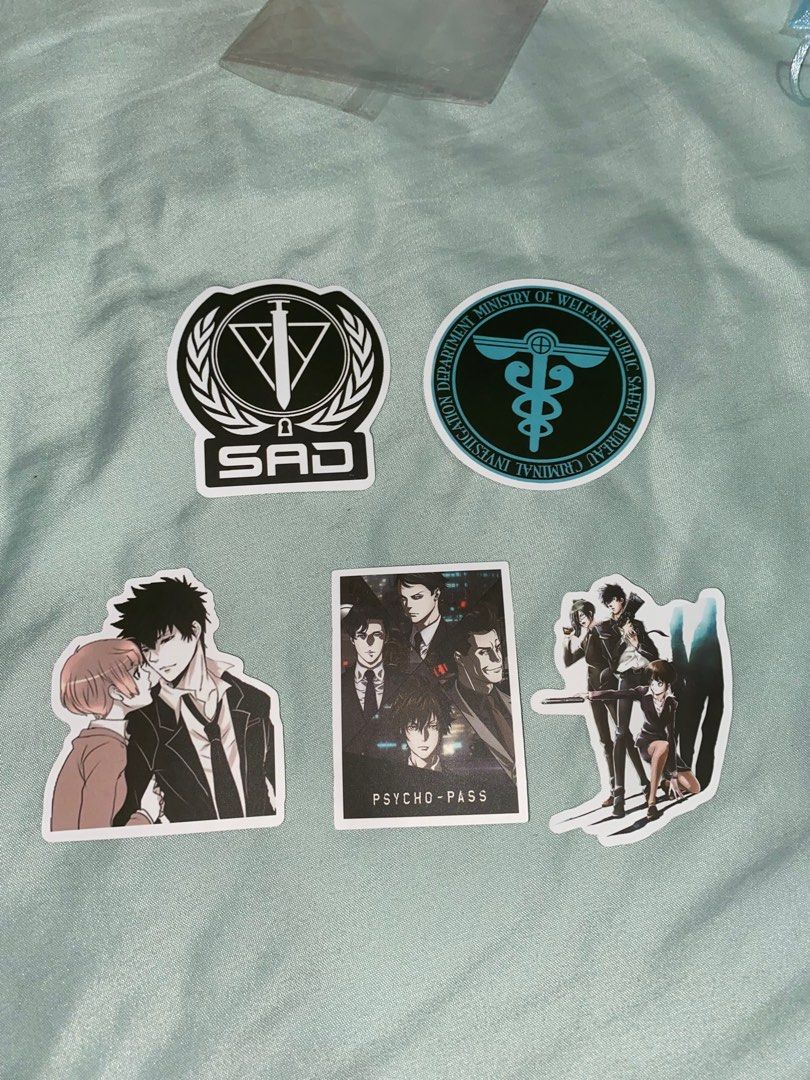 psycho pass stickers, Hobbies & Toys, Memorabilia & Collectibles, Fan ...