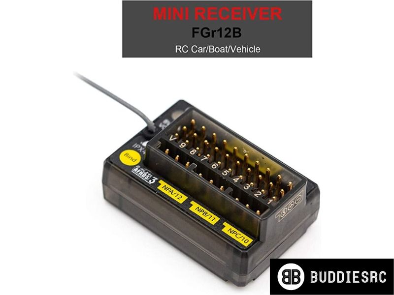 [READY STOCK!] Flysky FGr12B 2.4GHz 12CH Receiver Compatible with AFHDS ...