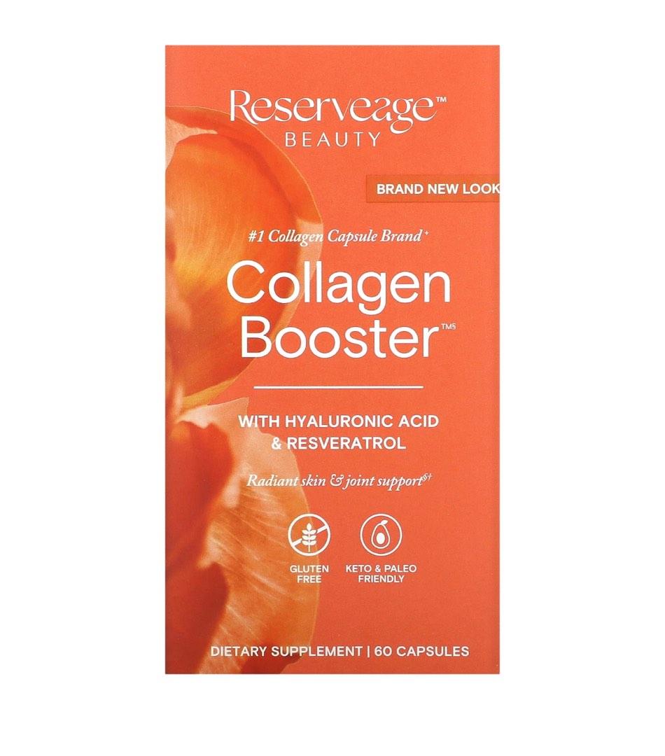 Reserveage Collagen Booster with Hyaluronic Acid and Resveratrol 60 ...