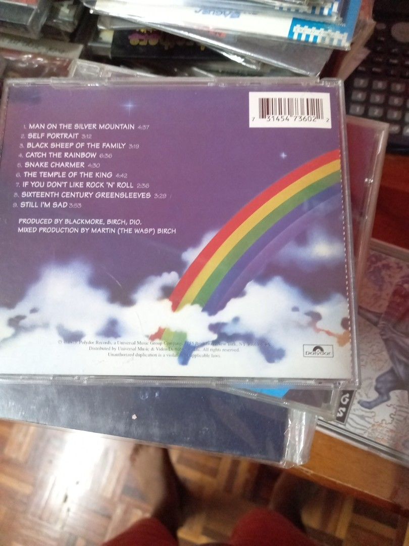 Ritchie Blackmore's rainbow cd, Hobbies & Toys, Music & Media, CDs & DVDs on Carousell