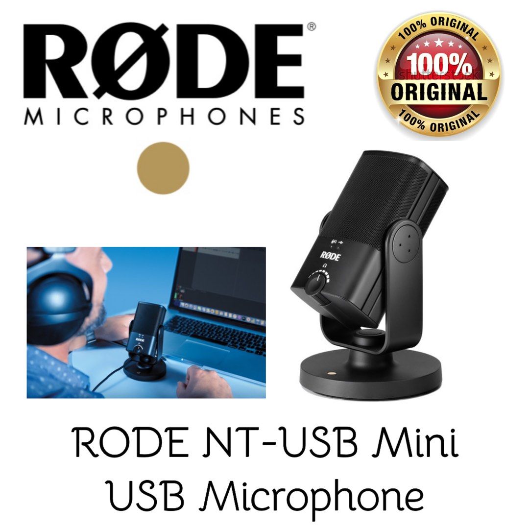 RODE NT-USB Mini USB Microphone, Audio, Microphones on Carousell