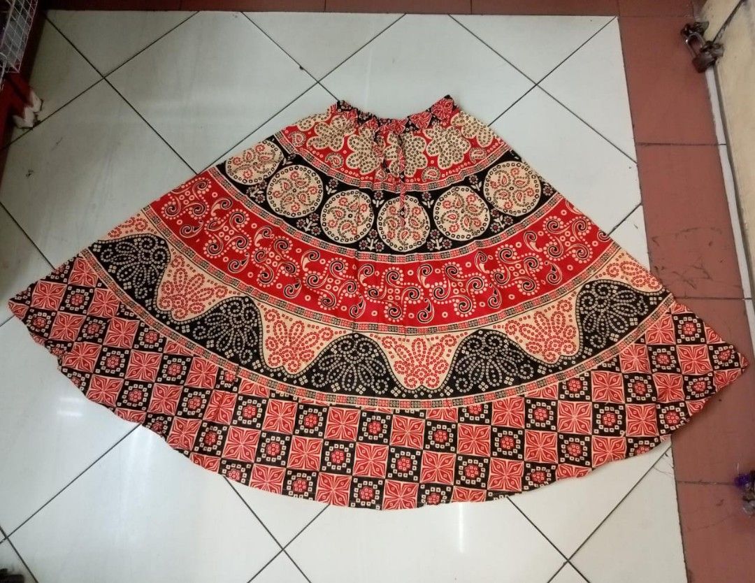 ROK India Gopi Katun Gajah Bunga Radha Megar Etnik Boho Bohemian ...