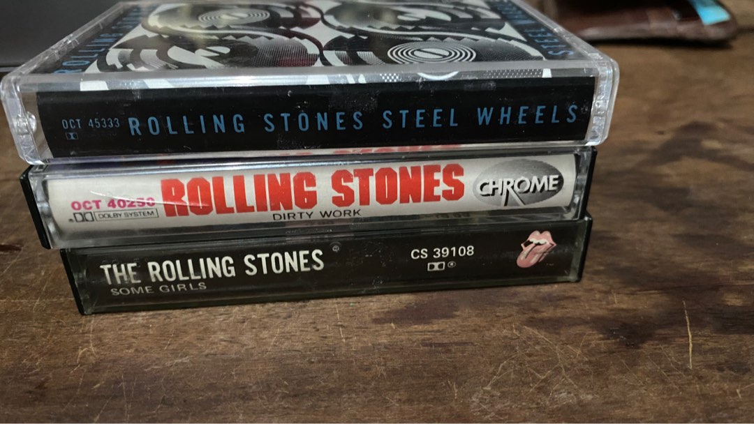 Rolling Stones Cassette Tapes Lot on Carousell