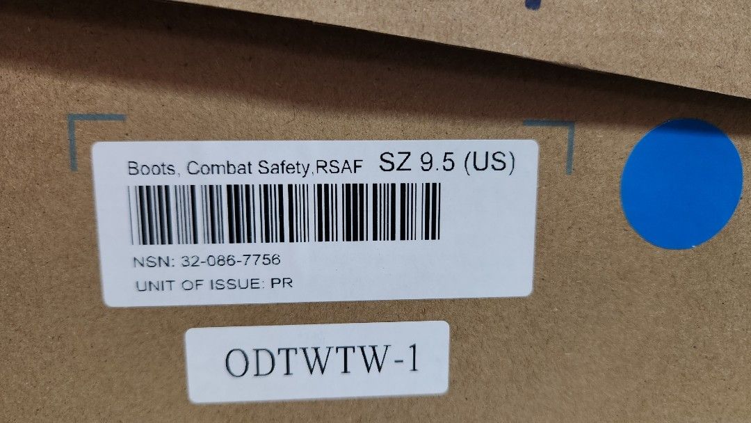 RSAF FRONTIER Combat Safety Boots, Men's Fashion, Footwear, Boots on ...