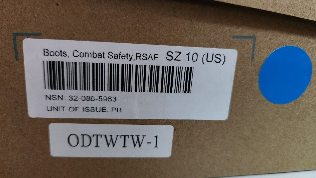 RSAF FRONTIER Combat Safety Boots, Men's Fashion, Footwear, Boots on ...