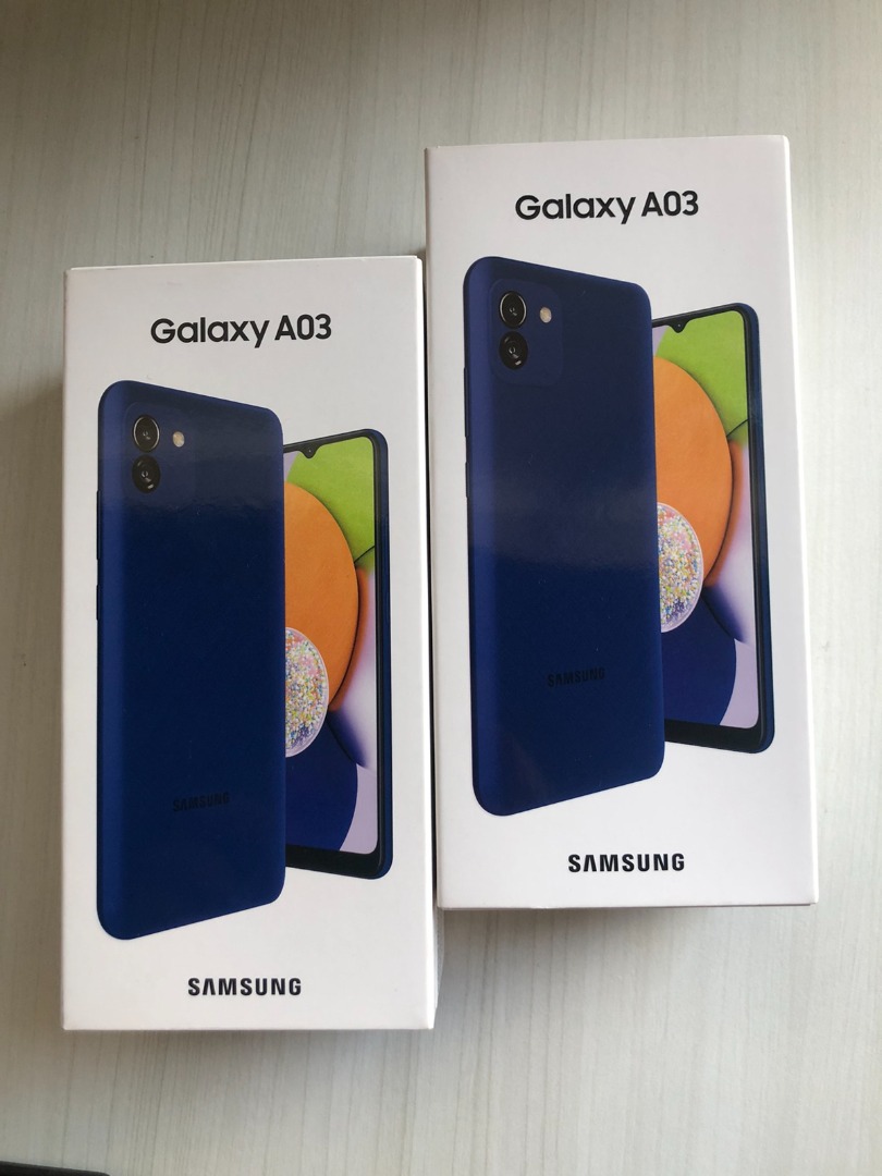 Samsung Galaxy A03 Blue 128GB/4GB, Mobile Phones & Gadgets, Mobile ...