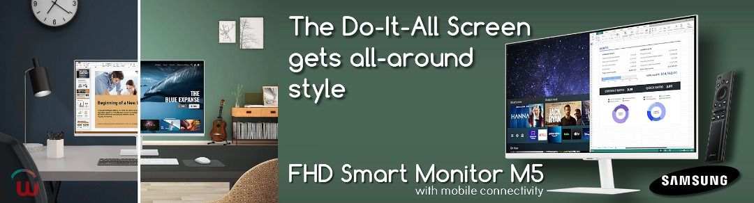 SAMSUNG SMART Monitors Versatile Do-It-All PC Screens (Choose your ...