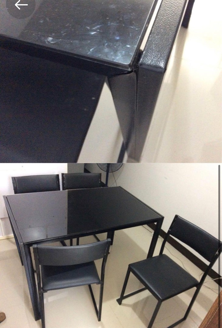 San Yang 4 seater dining table, Furniture & Home Living, Furniture ...