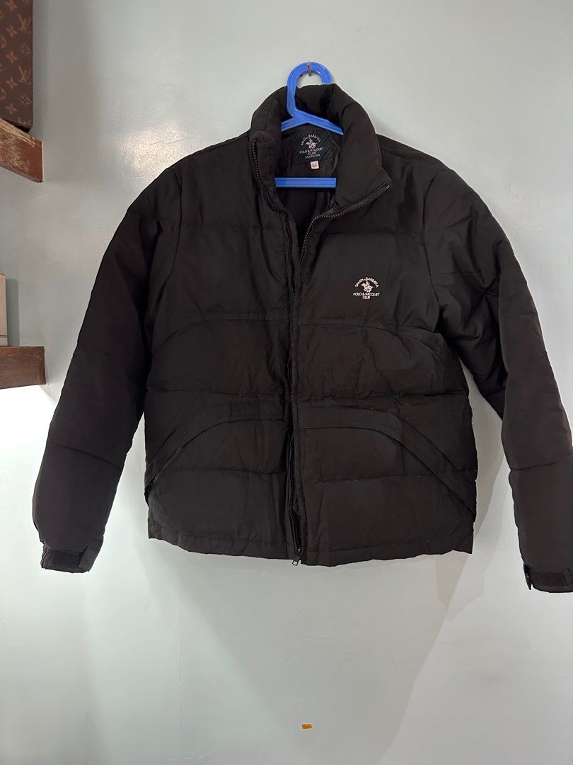 Santa Barbara Polo & Racquet club black puffer jacket, Women's Fashion ...