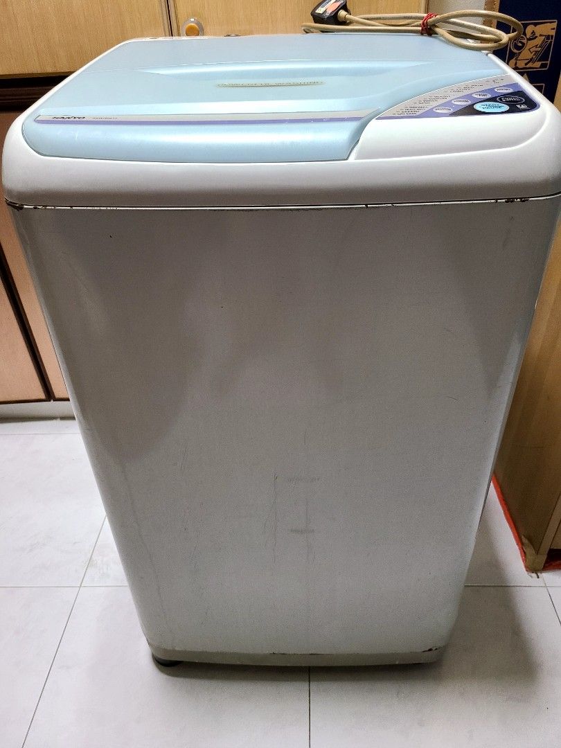 Sanyo ASW80S1T Washing Machine, TV & Home Appliances, Washing Machines ...