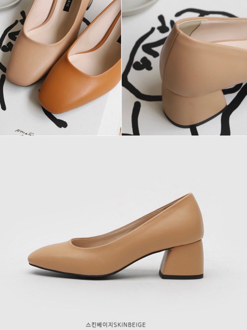 Sappun Lovesome Basic 5cm heels, Women's Fashion, Footwear, Heels on ...