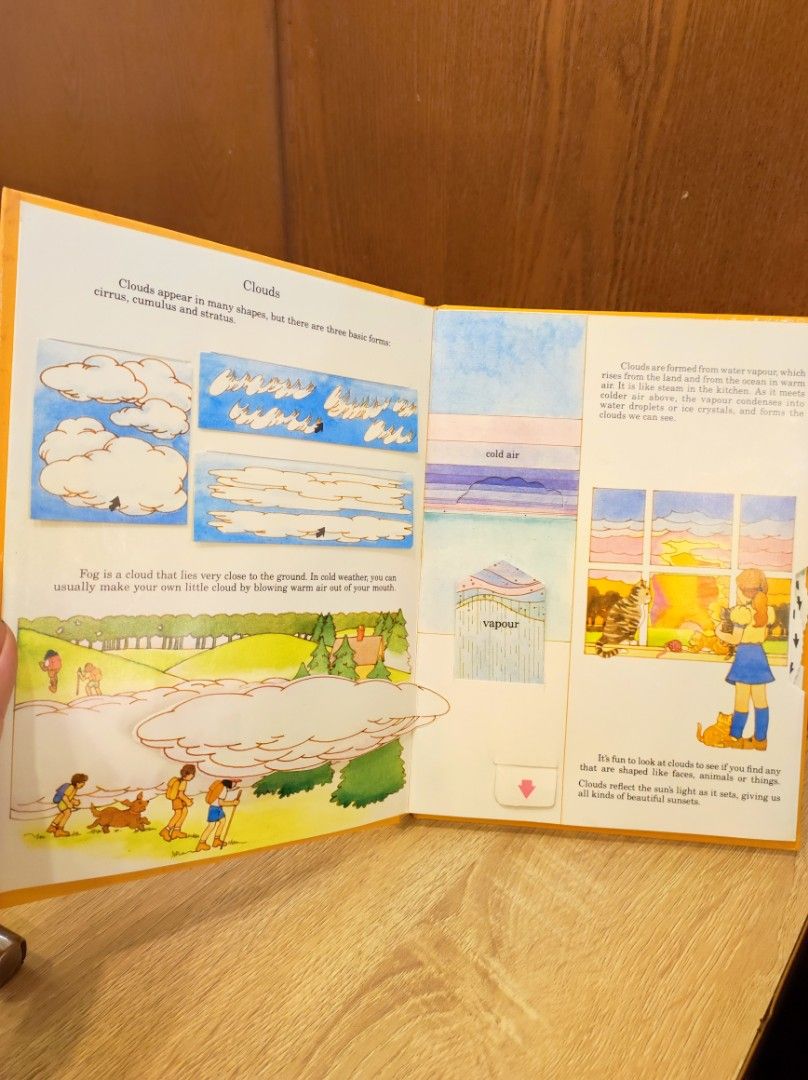 Science pop up book: how the weather works vintage 1984 on Carousell